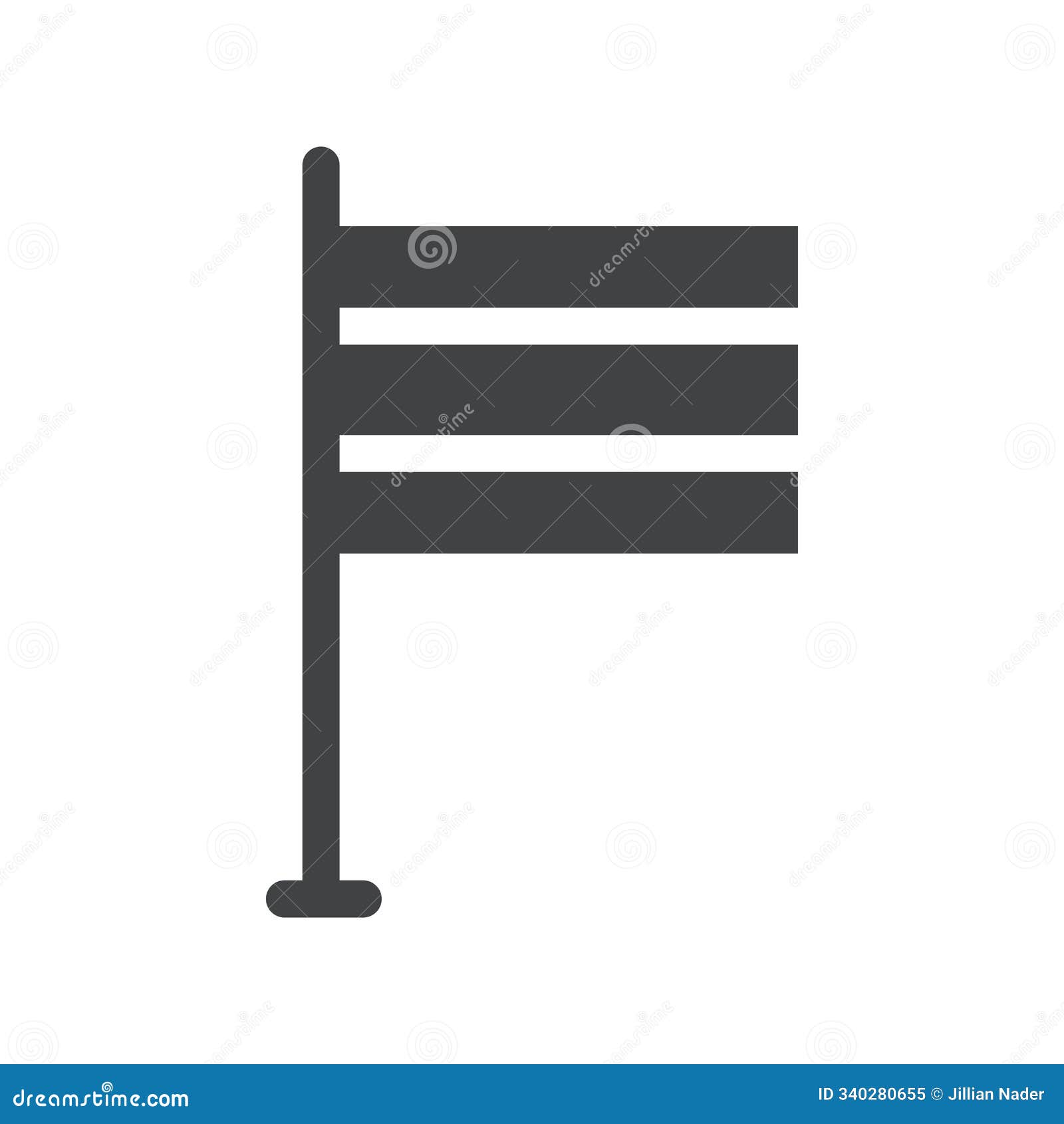 German Flag Icon Simple Vector Symbol Stock Vector - Illustration of ...