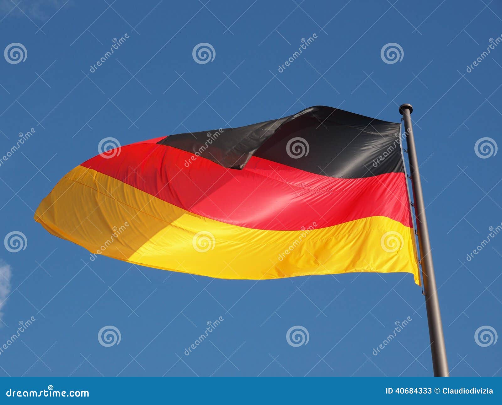 German flag stock image. Image of national, deutschland - 40684333