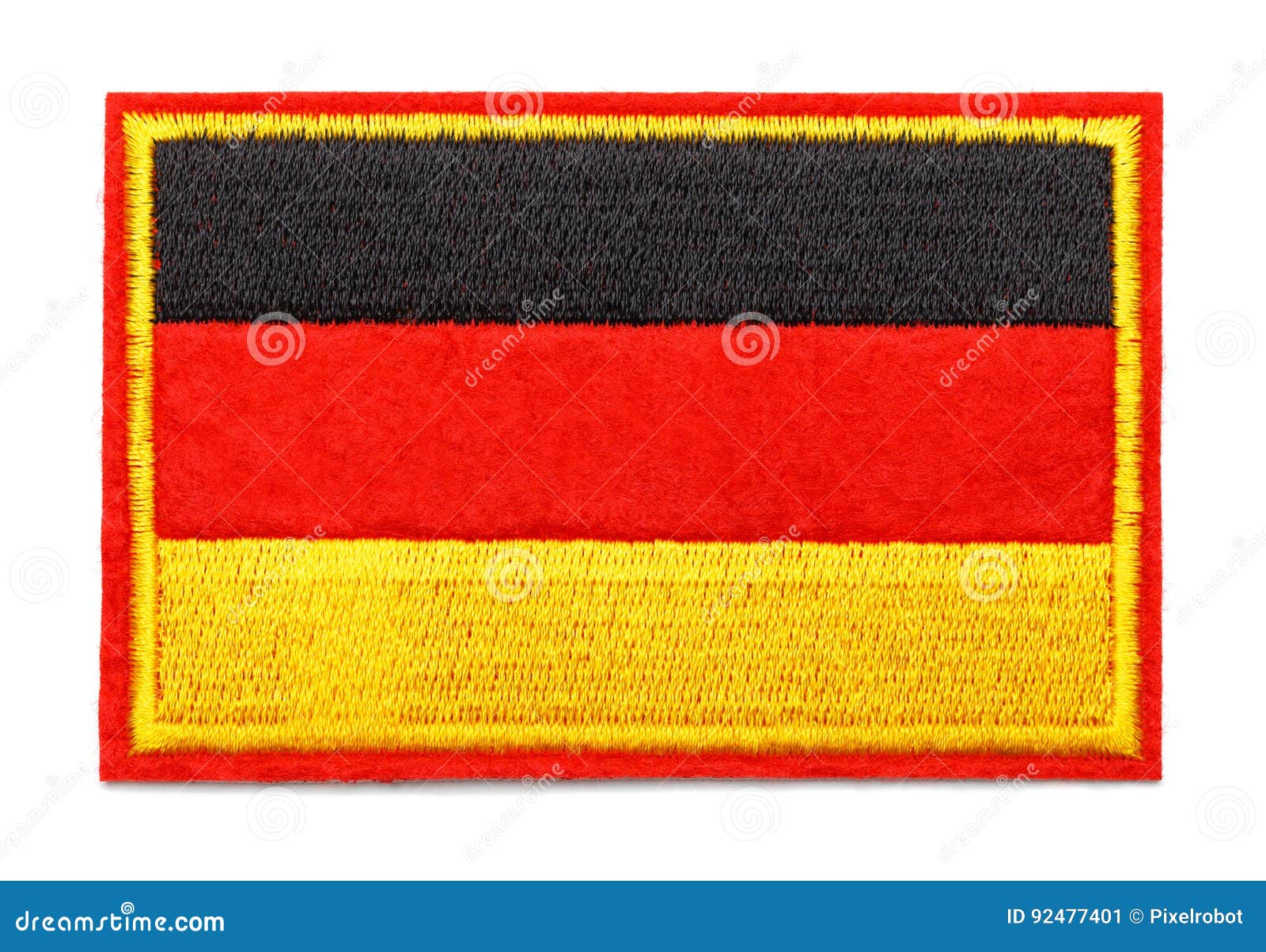 German Flag Patch stock image. Image of material, uniform - 92477401