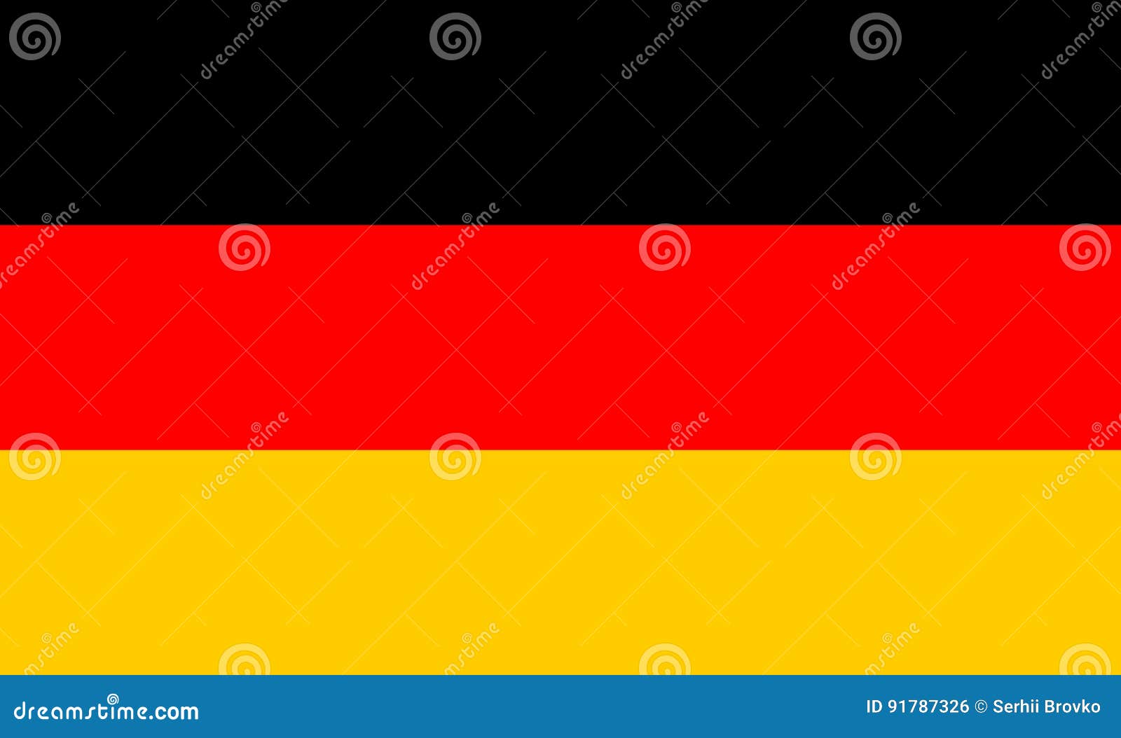 German flag vector stock vector. Illustration of graphic - 91787326