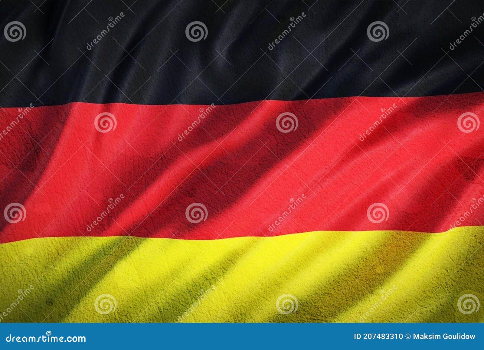 German Flag Waving on Satin Texture Stock Photo - Image of satin ...
