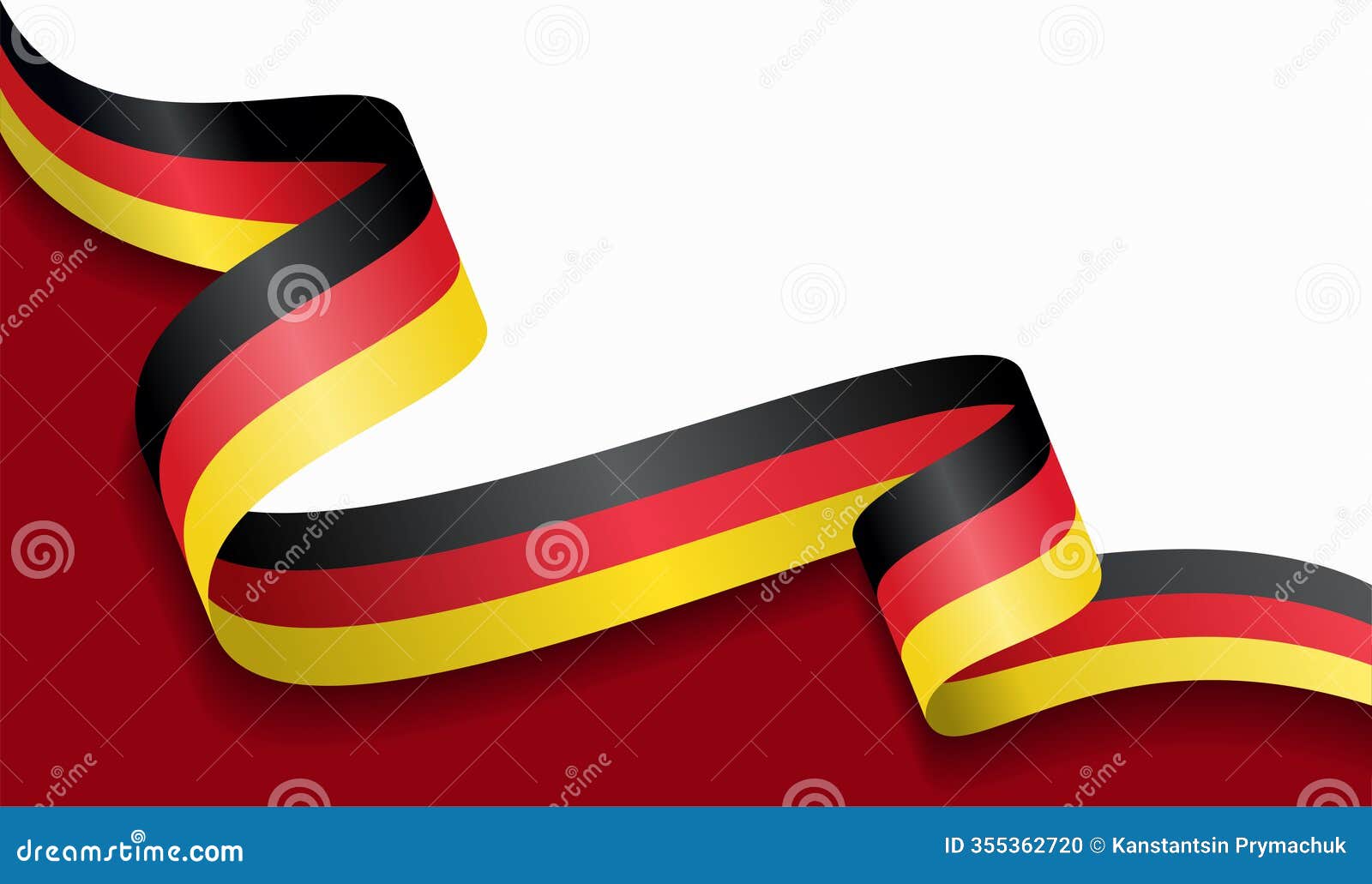 German Flag Wavy Abstract Background. Vector Illustration. Stock Vector ...