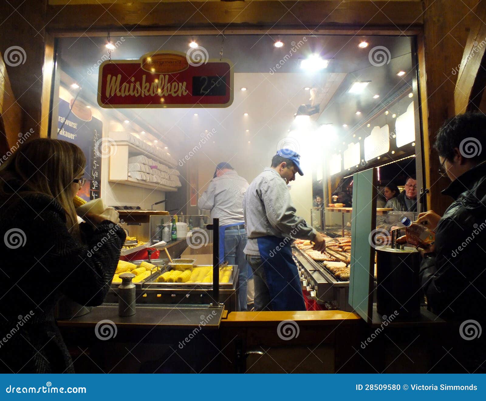 German food stand editorial image. Image of corn, eating - 28509580