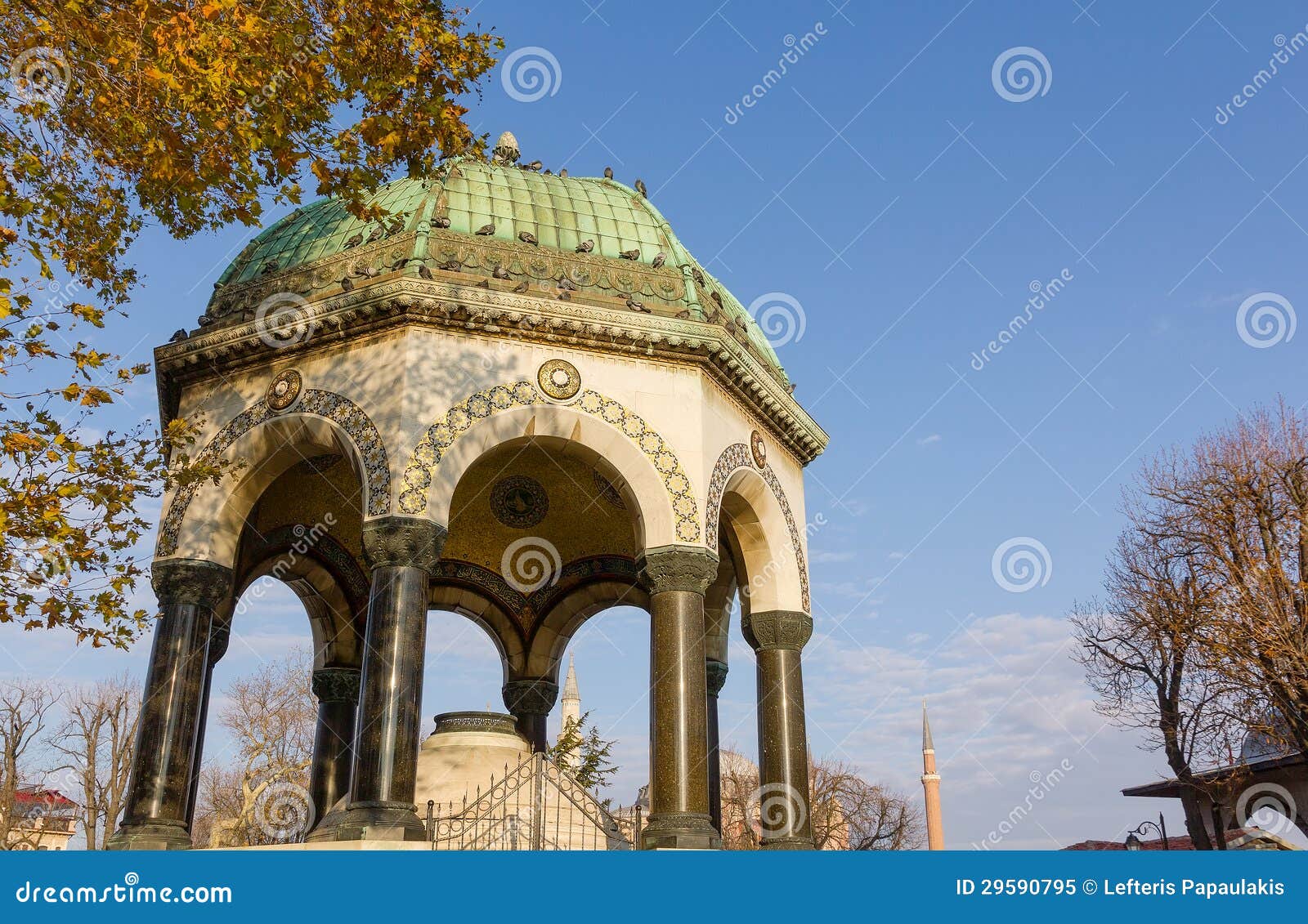 German Fountain, Istanbul, Turkey Stock Image - Image of orient, europe ...