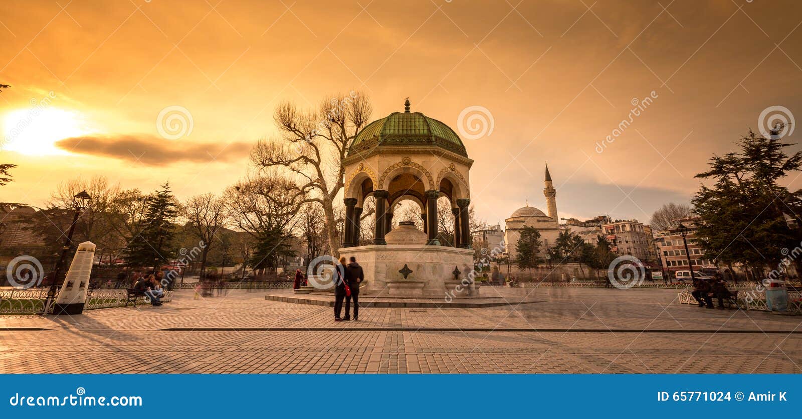 The German Fountain Istanbul Editorial Stock Image - Image of culture ...