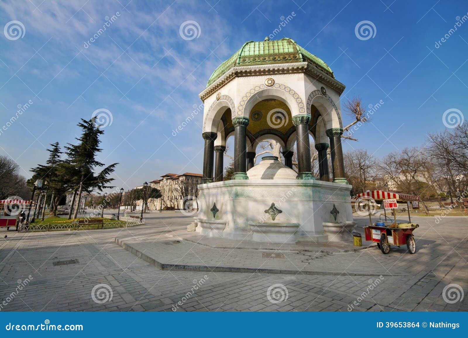 German Fountain, Istanbul, Turkey Stock Photo - Image of construction ...