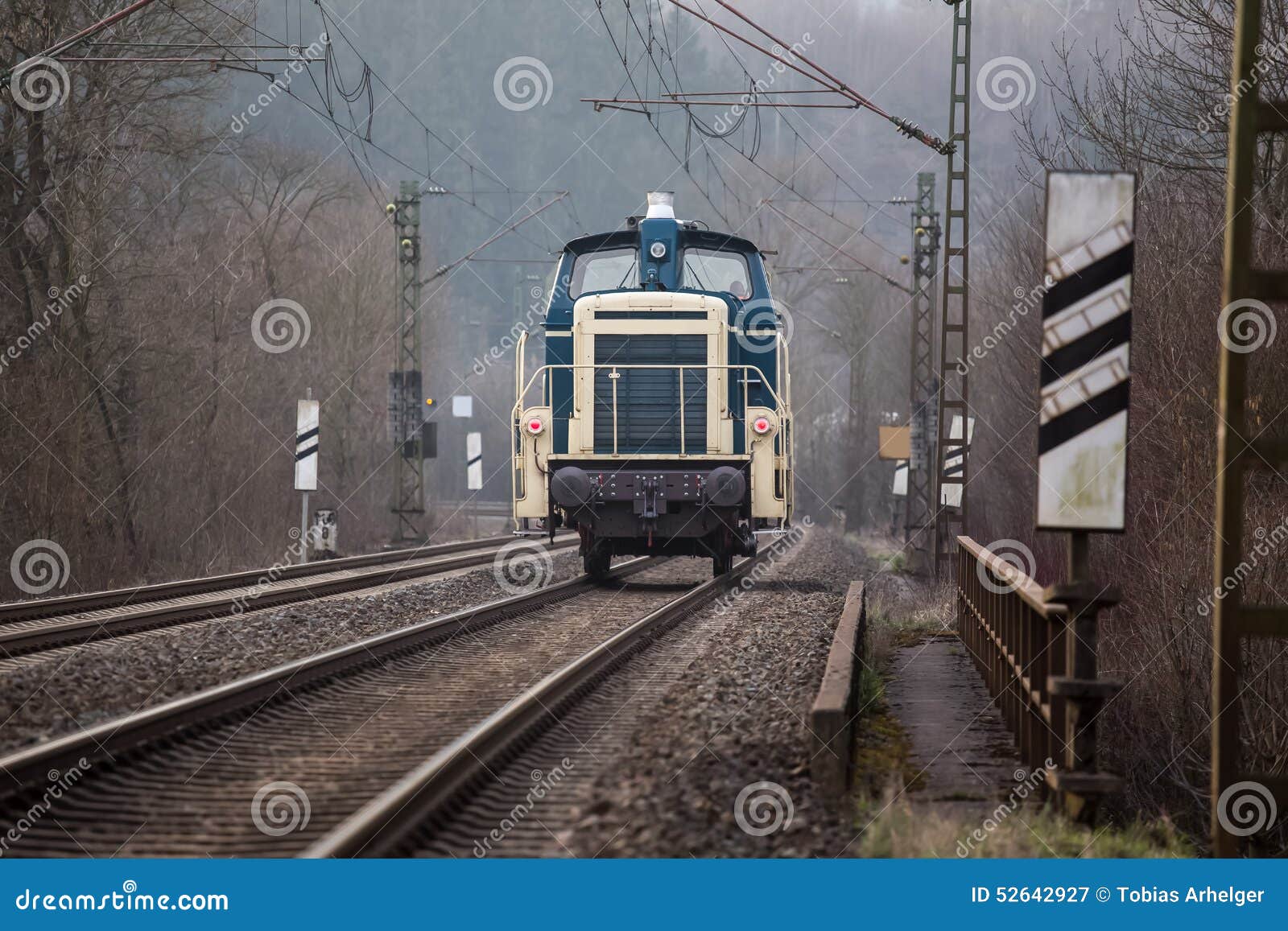 German Freight Train Locomotive Stock Image - Image of german, railway ...