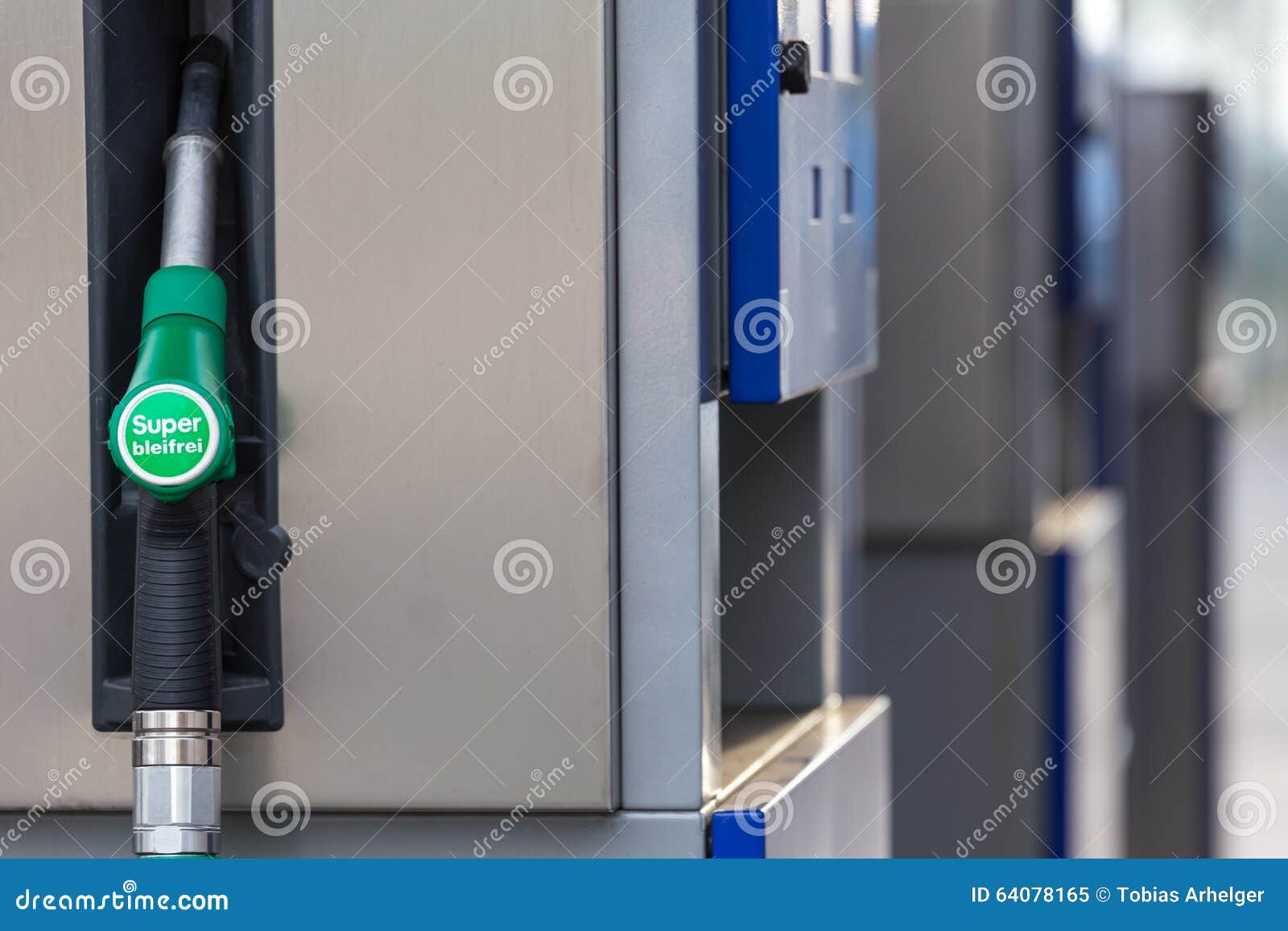 German Gas Station Super Unleaded Stock Image - Image of german ...
