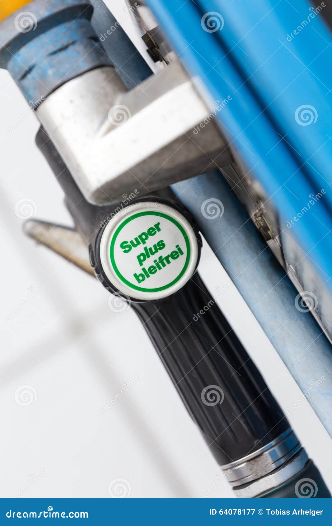 German Gas Station Super Unleaded Stock Image - Image of control ...