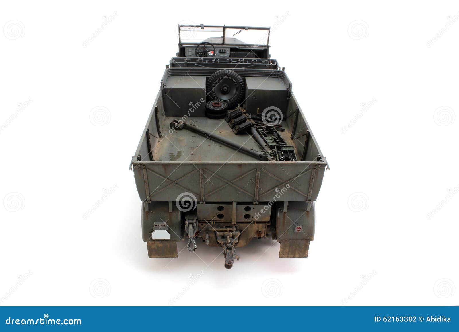 German Half-track Model Rear View Stock Photo - Image of rear ...