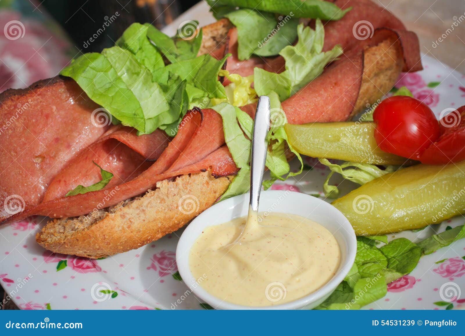 German ham bread stock image. Image of natural, german - 54531239