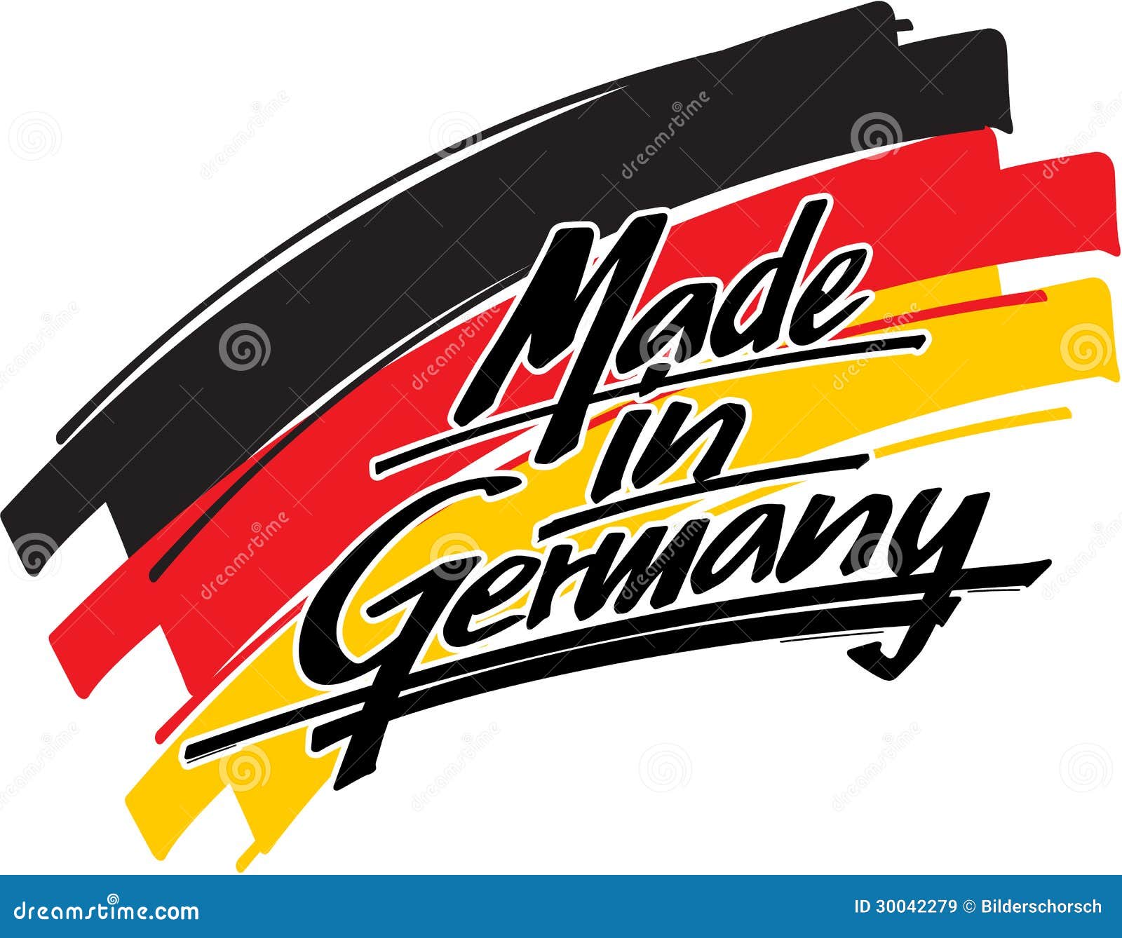 Made in germany stock vector. Illustration of blip, graffiti - 30042279