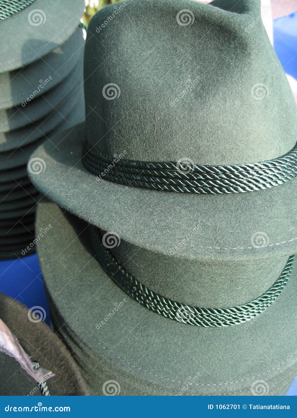 German hats for sale stock image. Image of sale, feather - 1062701