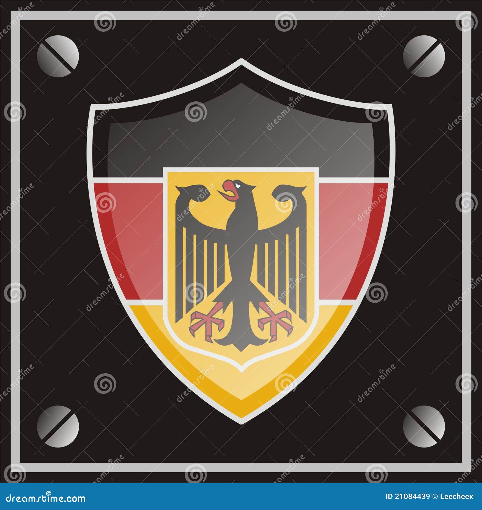 German hawk badge editorial stock image. Illustration of german - 21084439