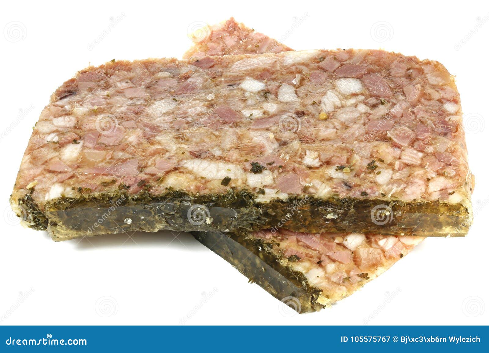 German head cheese stock image. Image of delicacy, cuisine - 105575767