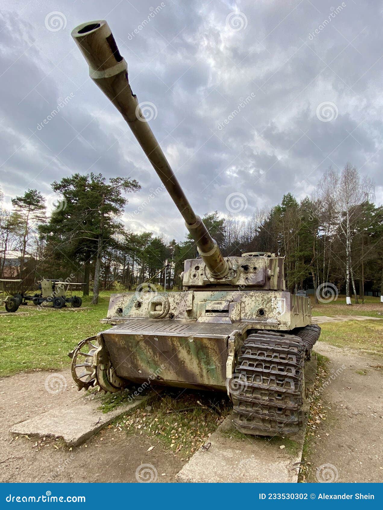 German Heavy Assault Gun Sturmtiger Isolated Stock Image ...