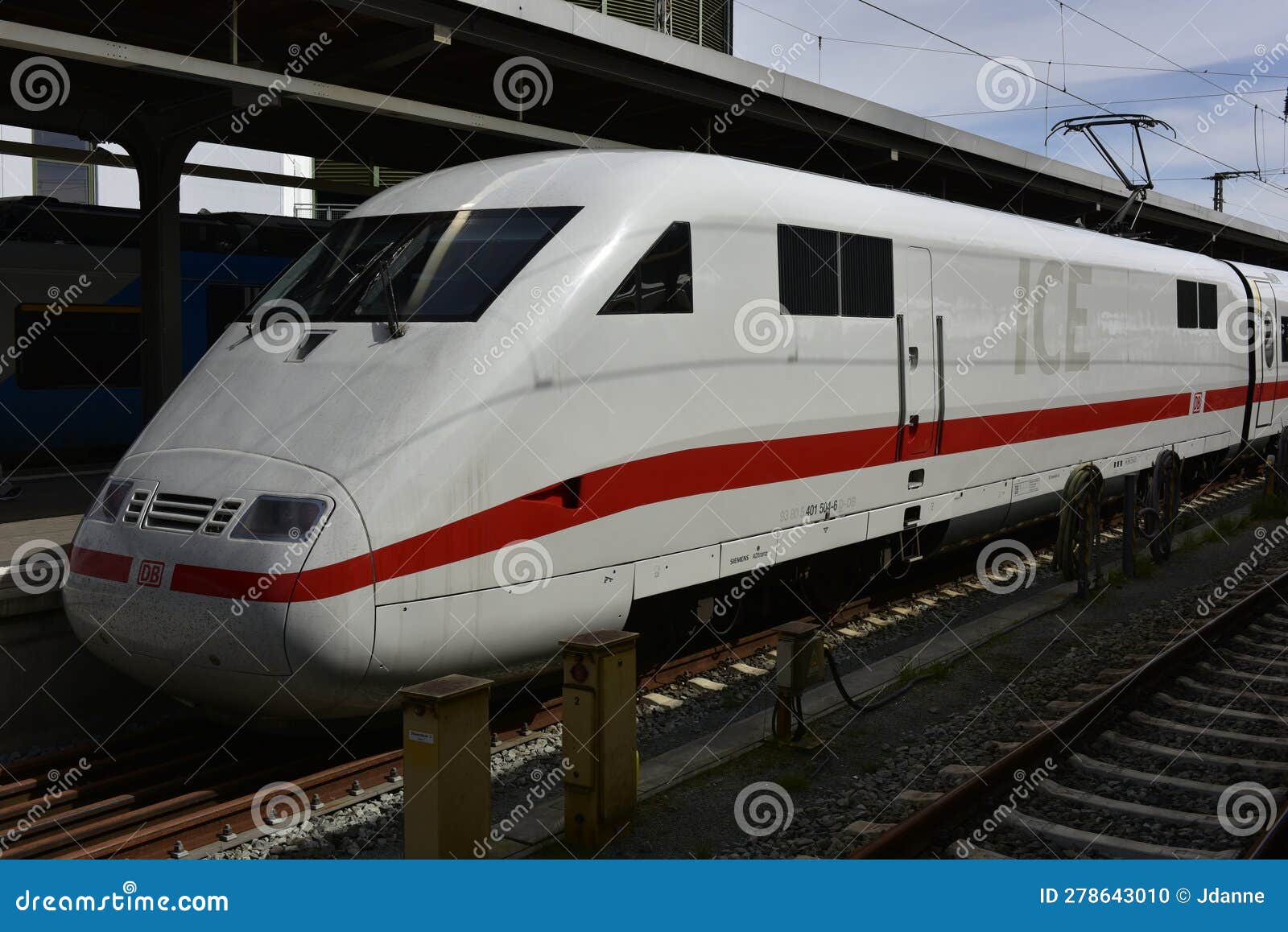 German High Speed Inter City Express Train Editorial Image - Image of ...