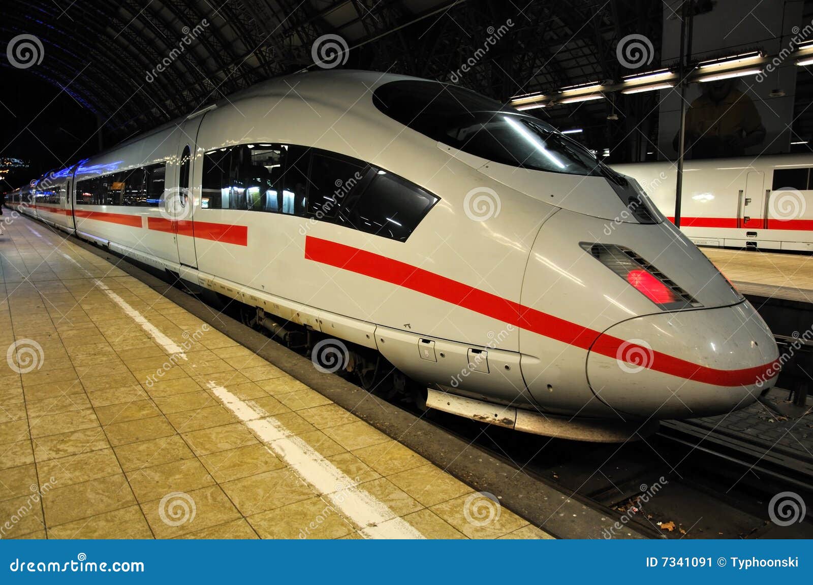 German High Speed Train stock image. Image of station - 7341091