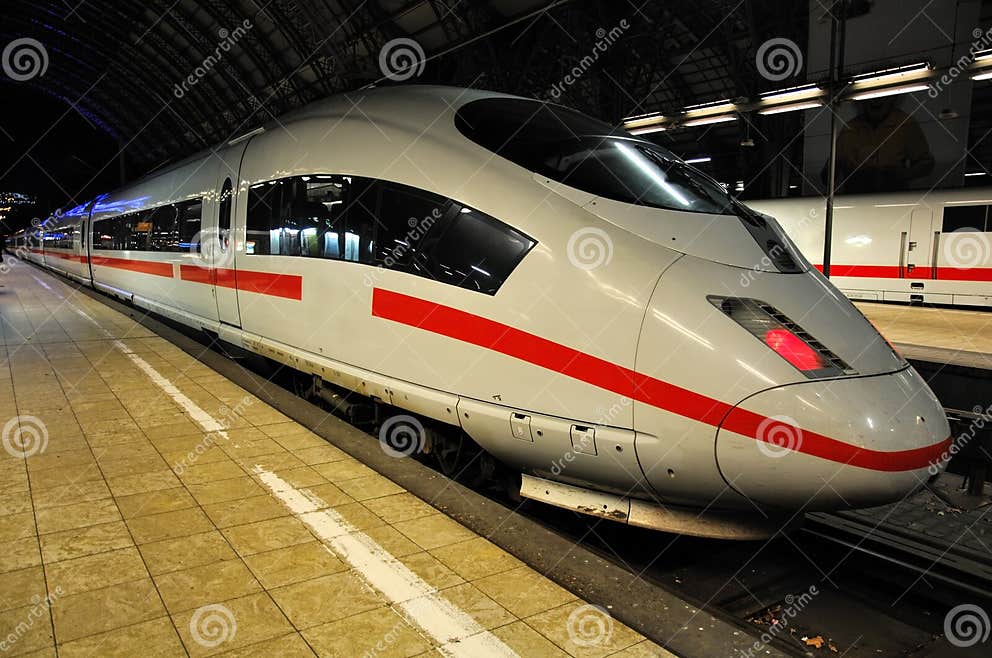 German High Speed Train stock image. Image of station - 7341091