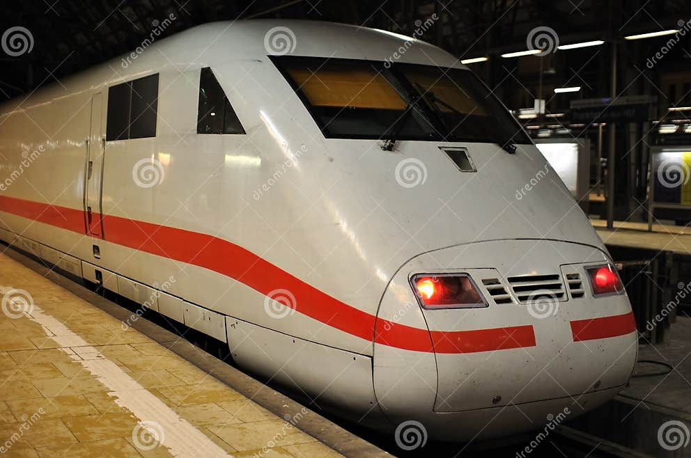 German High Speed Train stock photo. Image of railroad - 7341108