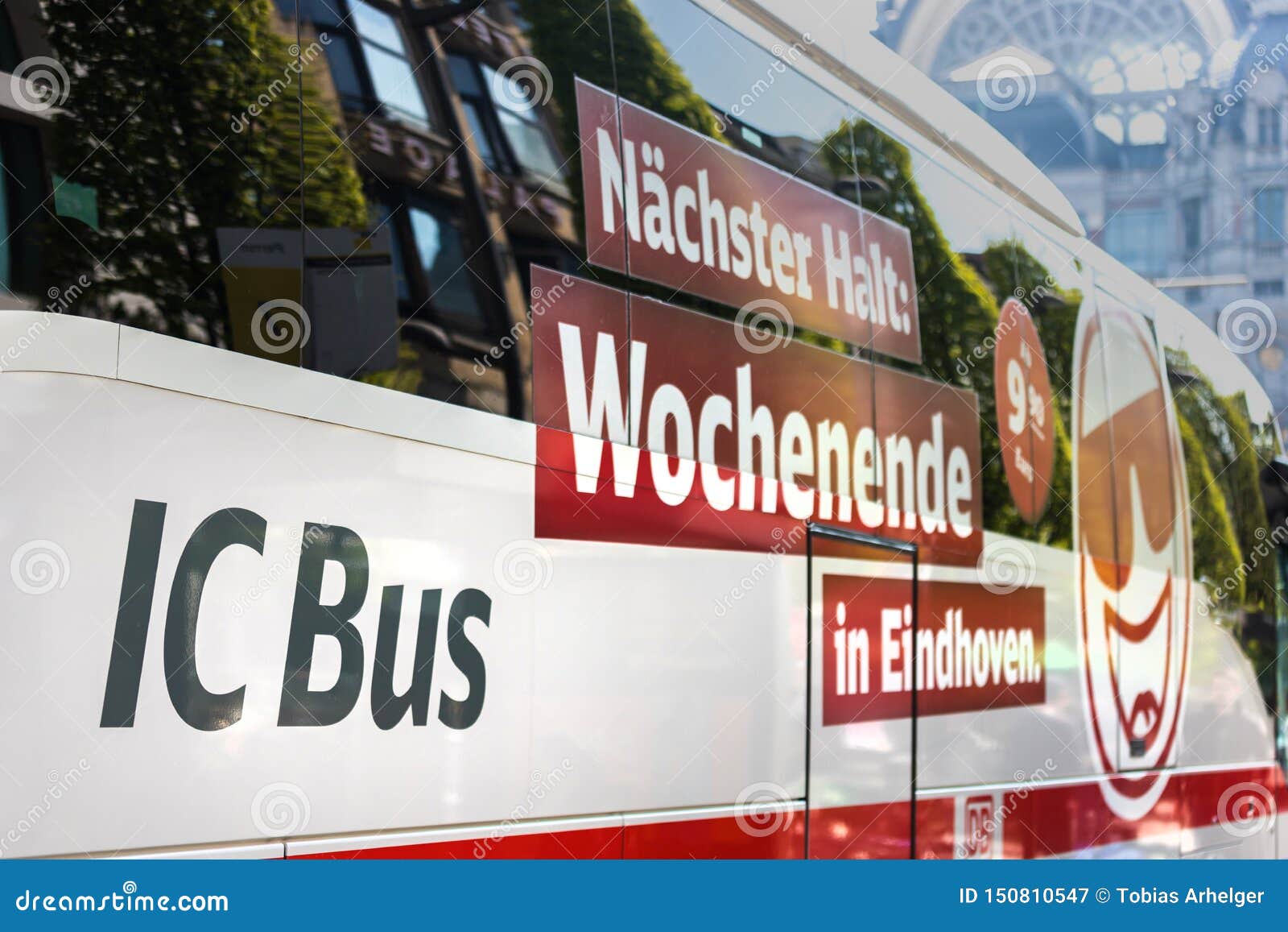 German Ic Bus in Antwerp Belgium Editorial Photography - Image of ...
