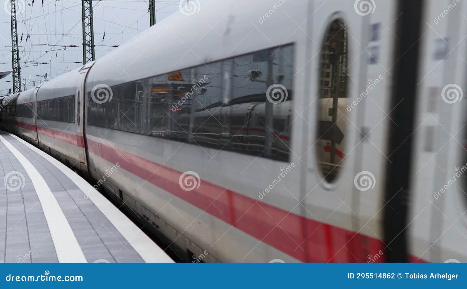 An German Ice High Speed Train Video Stock Footage - Video of rain ...