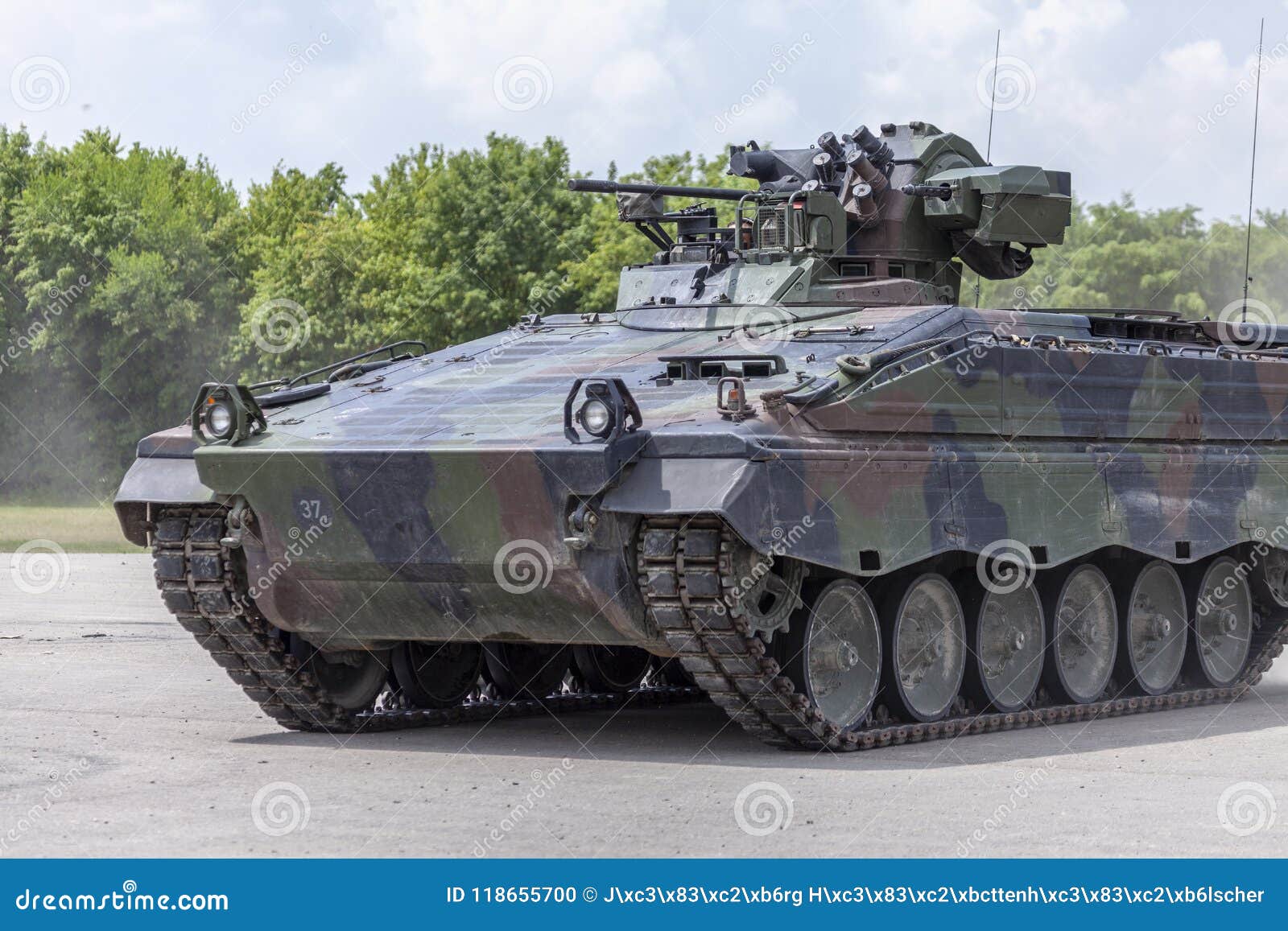 German Infantry Fighting Vehicle Editorial Image - Image of tank ...
