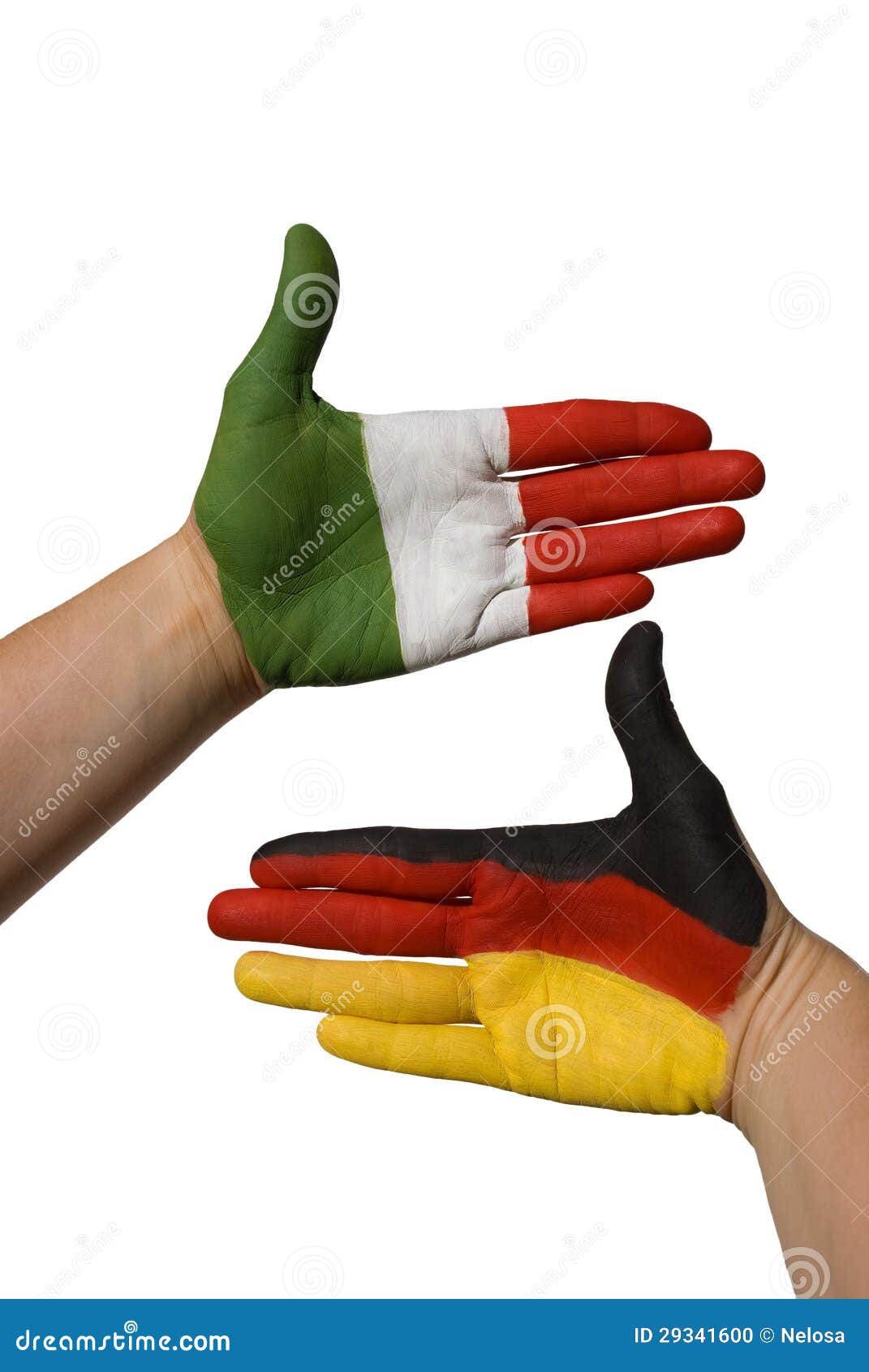 German and italian hand stock photo. Image of country - 29341600