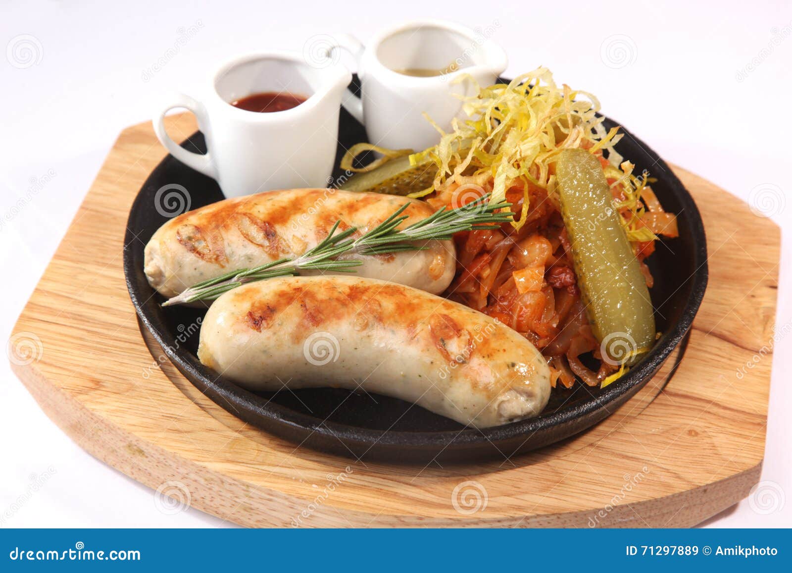 German kitchen wurst stock image. Image of fried, breakfast - 71297889