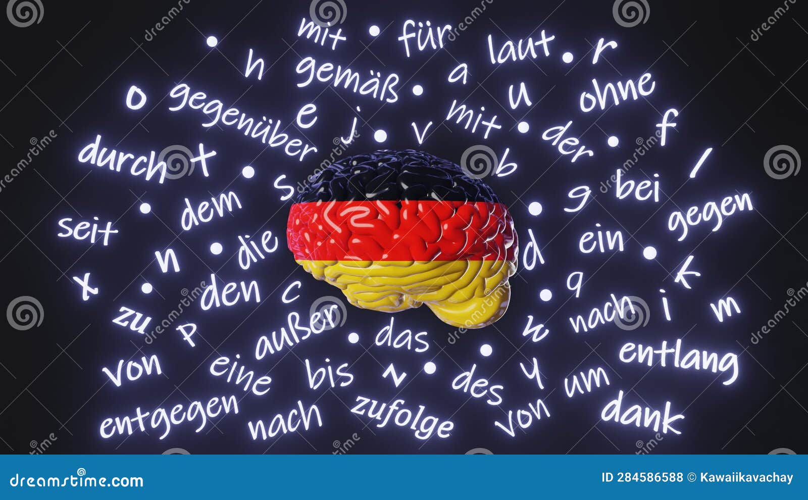 German Language Learning Exam 3d Animation Loop Deutsch Fluency Improve ...