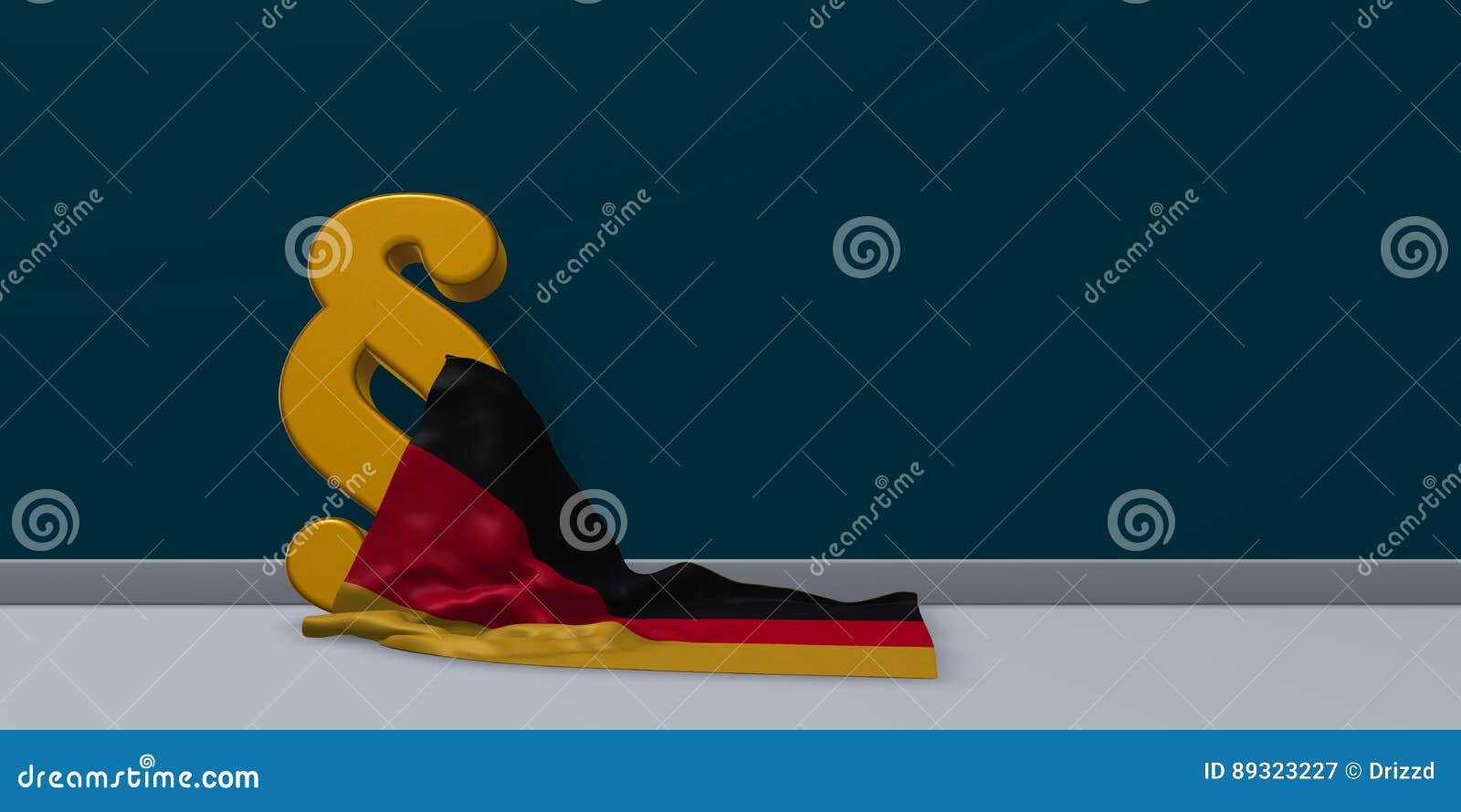 German law - 3d rendering stock illustration. Illustration of complains ...