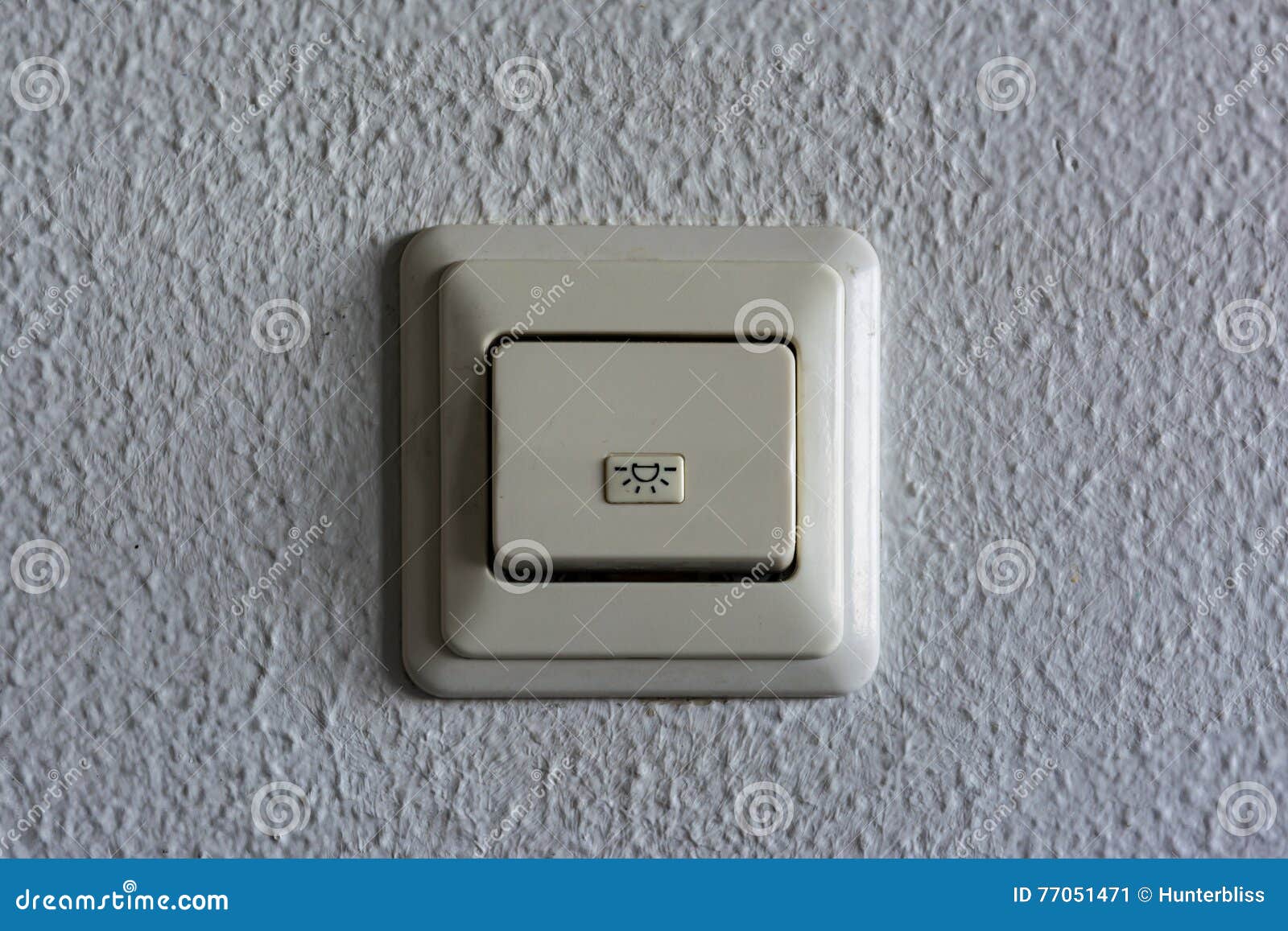 German Light Switch Indoor Interior Plastic Detail Architecture Stock ...