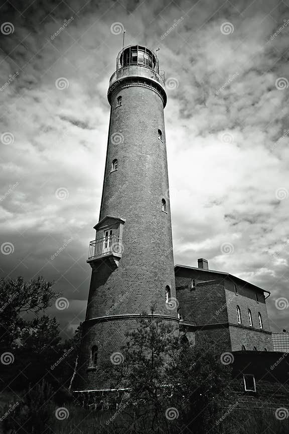 German lighthouse stock image. Image of landmark, maritime - 19333017