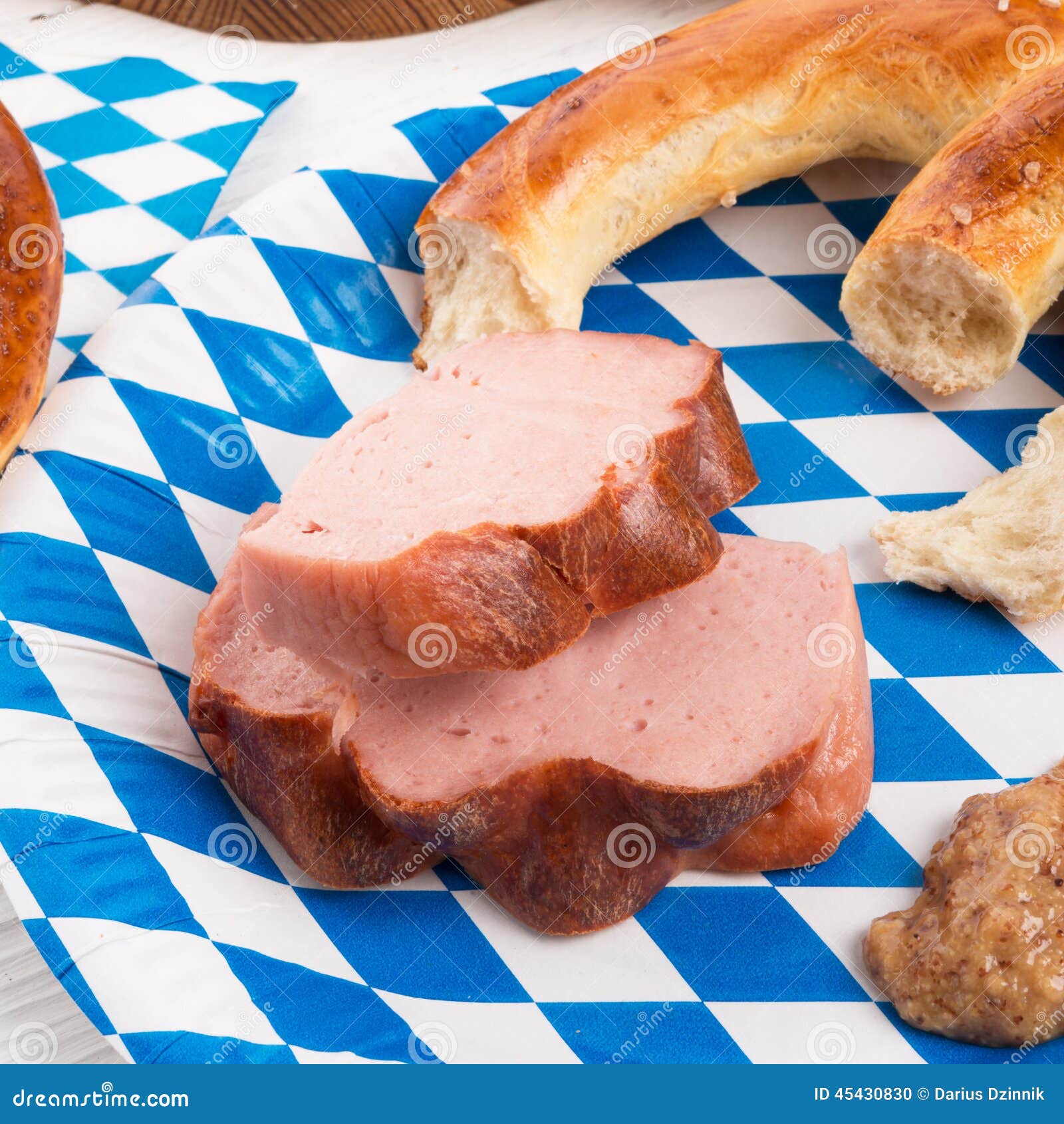 German liver cheese stock photo. Image of oktoberfest - 45430830