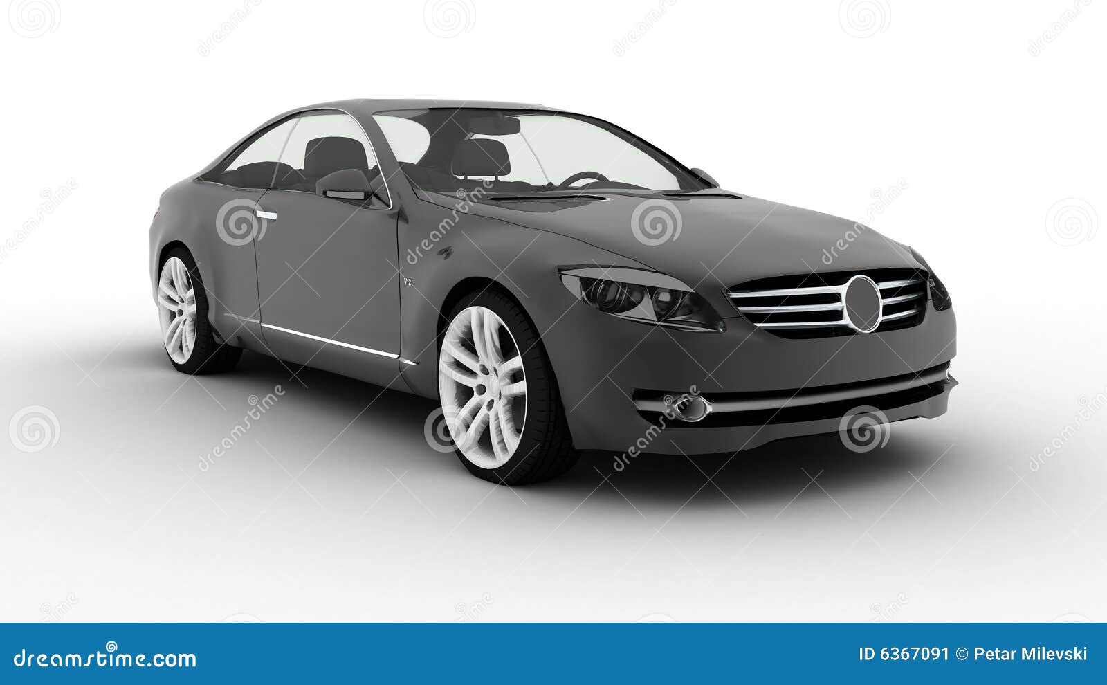German luxury sports car stock illustration. Illustration of expensive ...