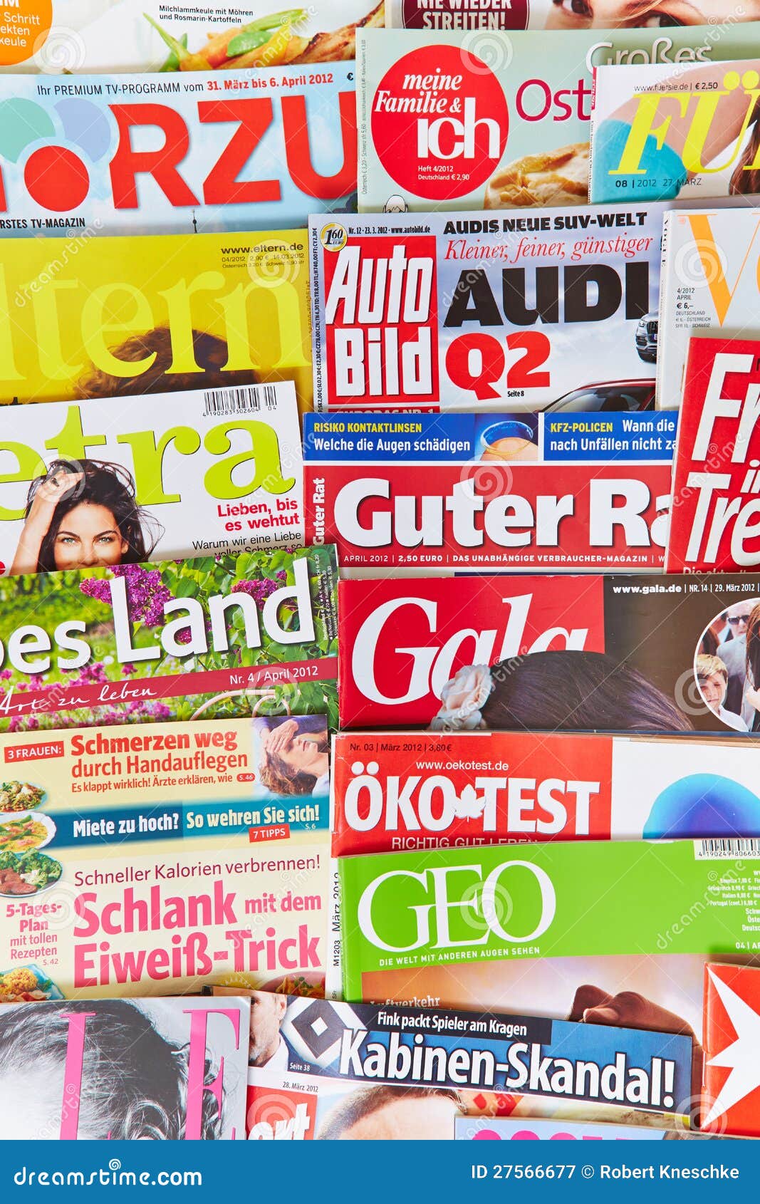 German Magazines on Display Editorial Photography - Image of article ...