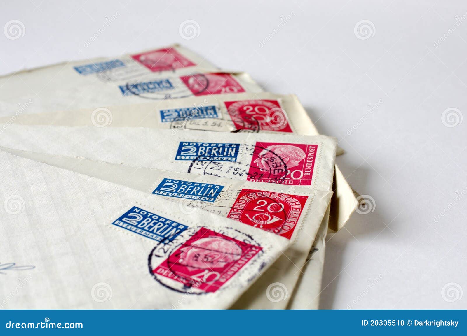 German Mail editorial image. Image of message, black - 20305510