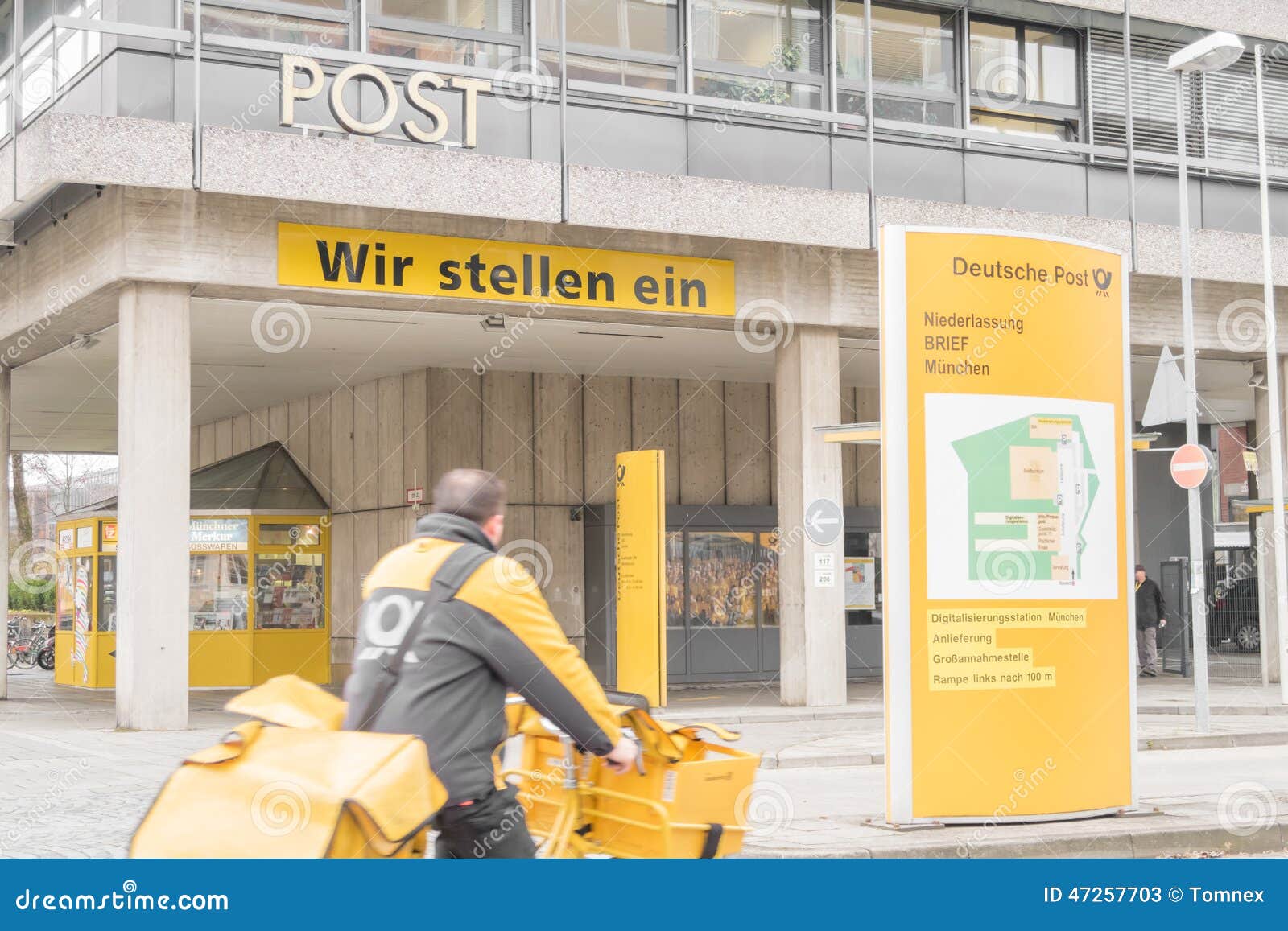 German Mail letter center editorial stock photo. Image of people - 47257703