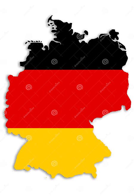 German map stock illustration. Illustration of german - 25480405