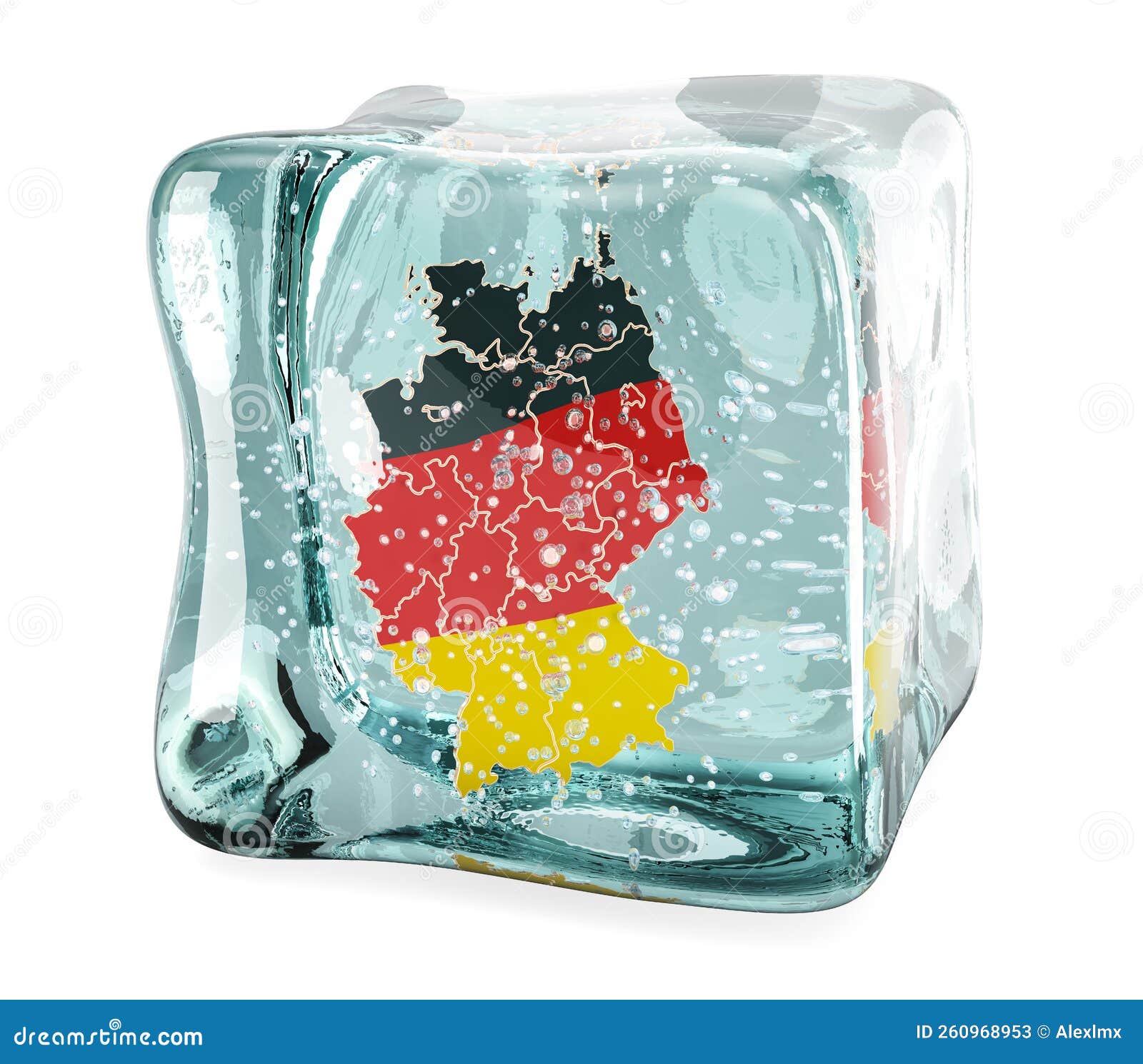 Cube With German Zinc Periodic System Stock Photography | CartoonDealer ...