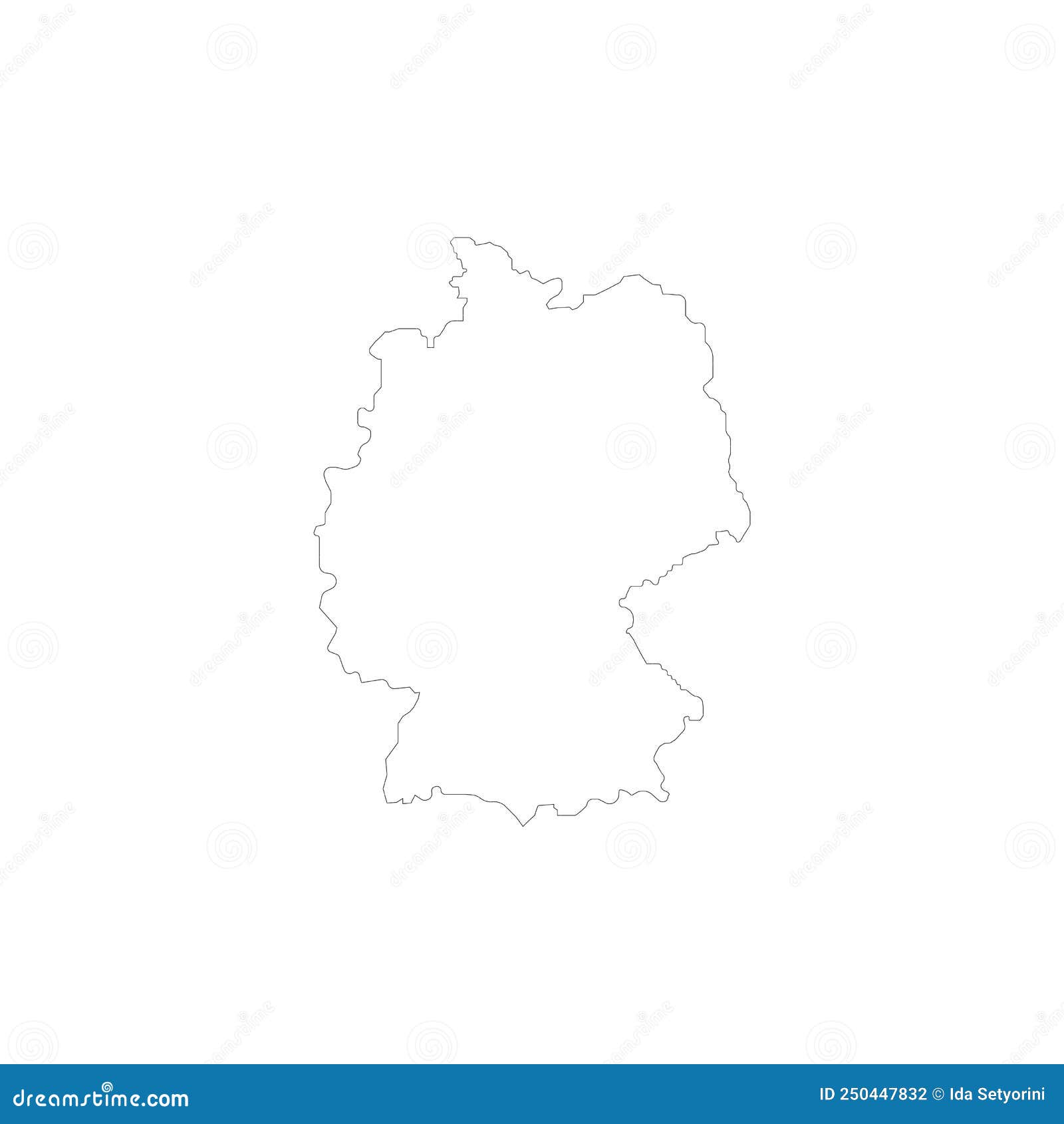 German Map Logo Illustration Design Stock Illustration - Illustration ...