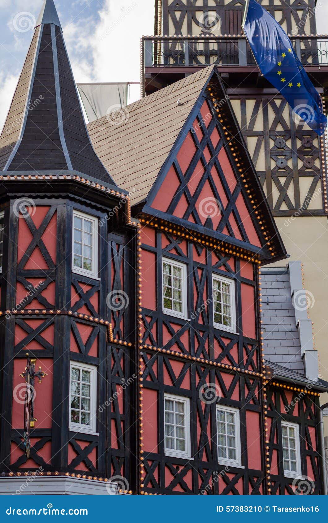 German Medieval Houses Royalty-Free Stock Photo | CartoonDealer.com ...