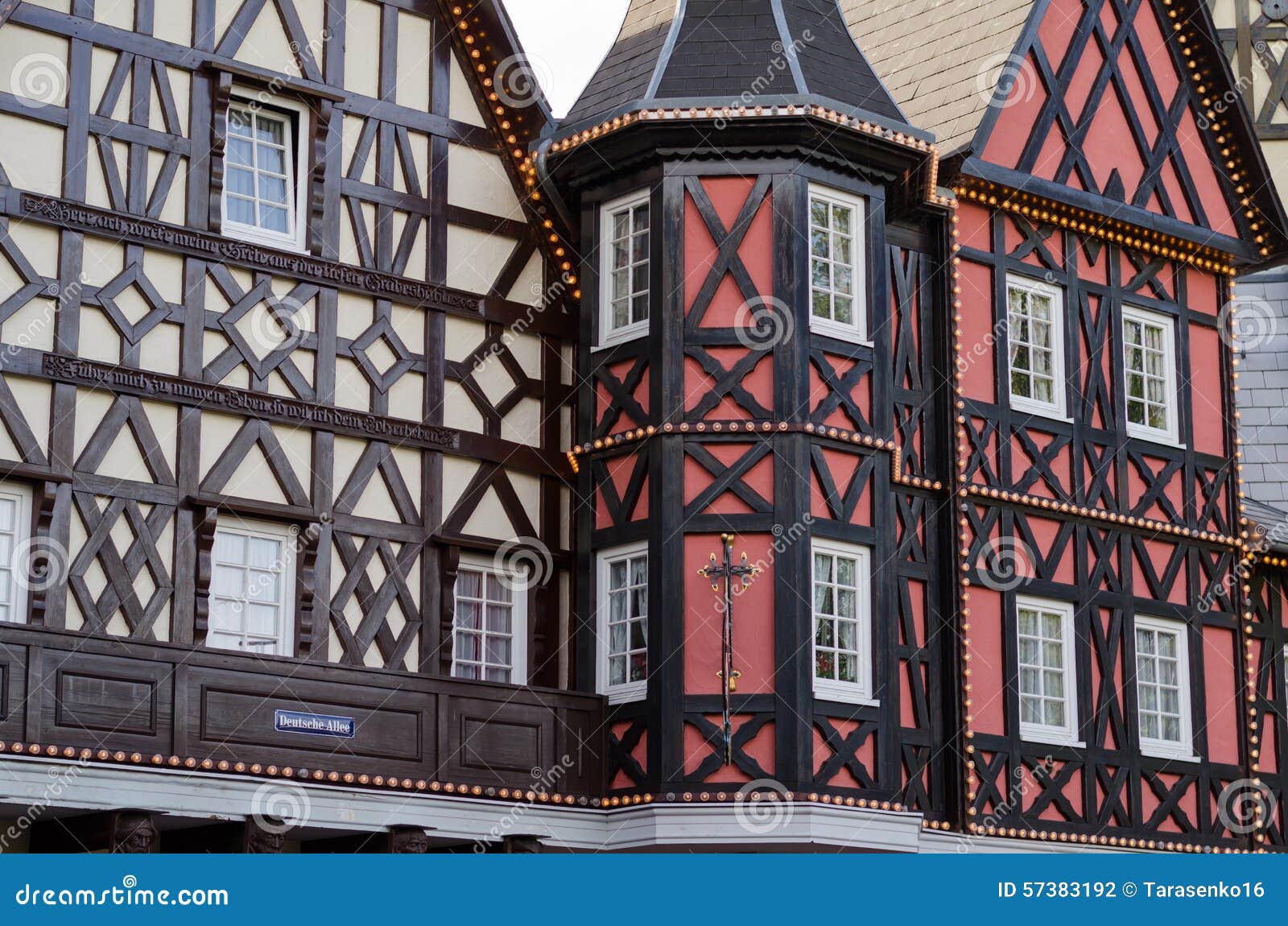 German medieval house stock photo. Image of house, summer - 57383192