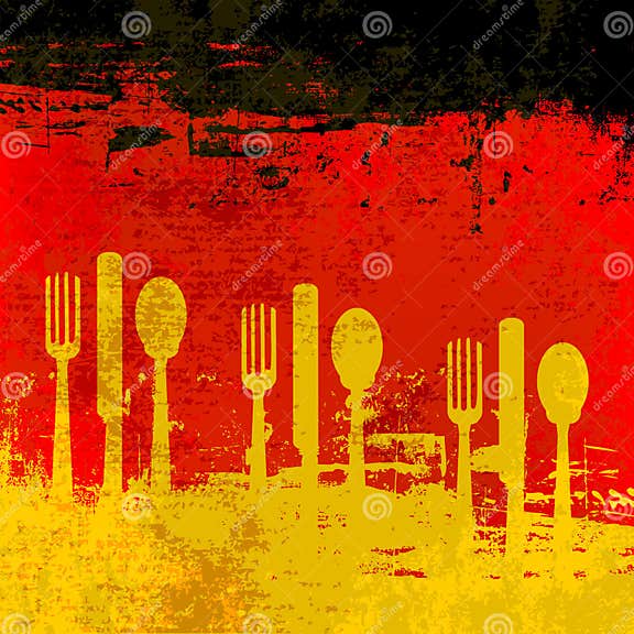 German Menu Template stock vector. Illustration of poster - 19760629
