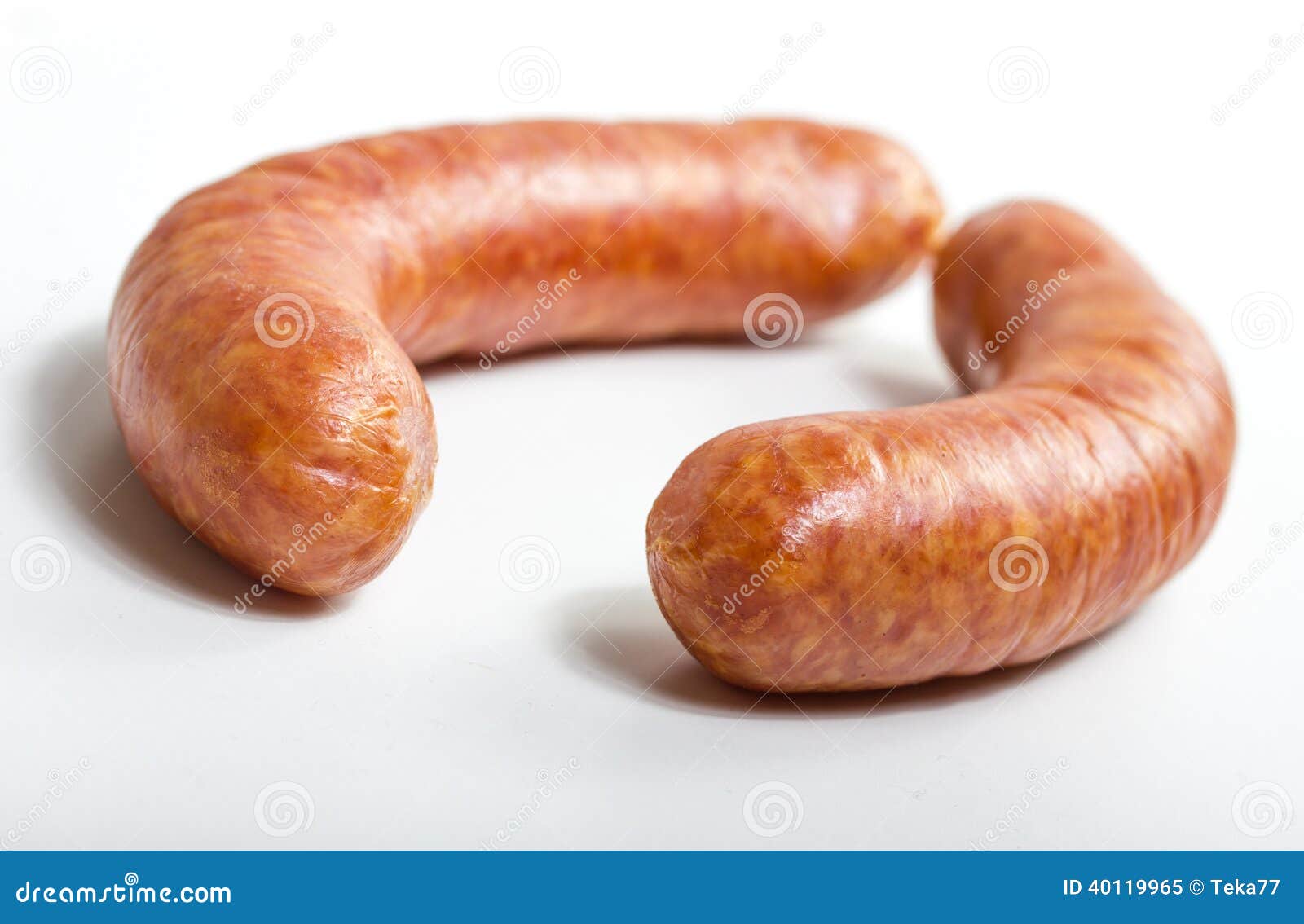 German mettwurst sausage stock image. Image of sausage - 40119965