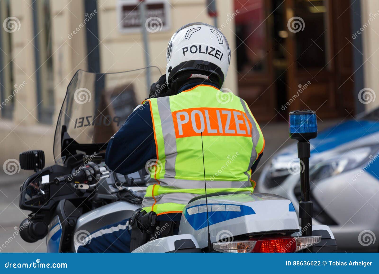 A german motorcycle police editorial photography. Image of federal ...