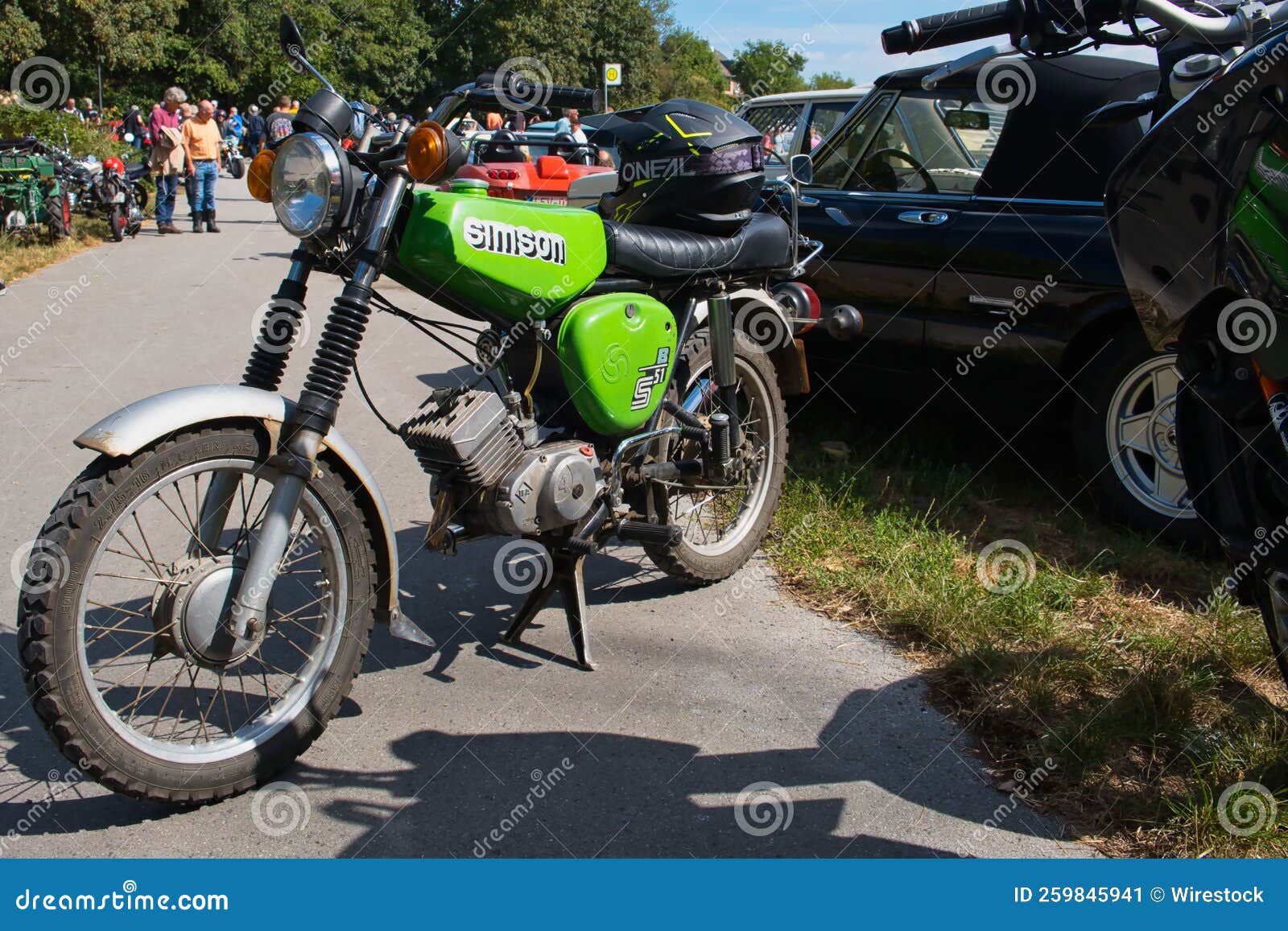 German Motorcycle, Simson B S51 Editorial Photo - Image of speed ...