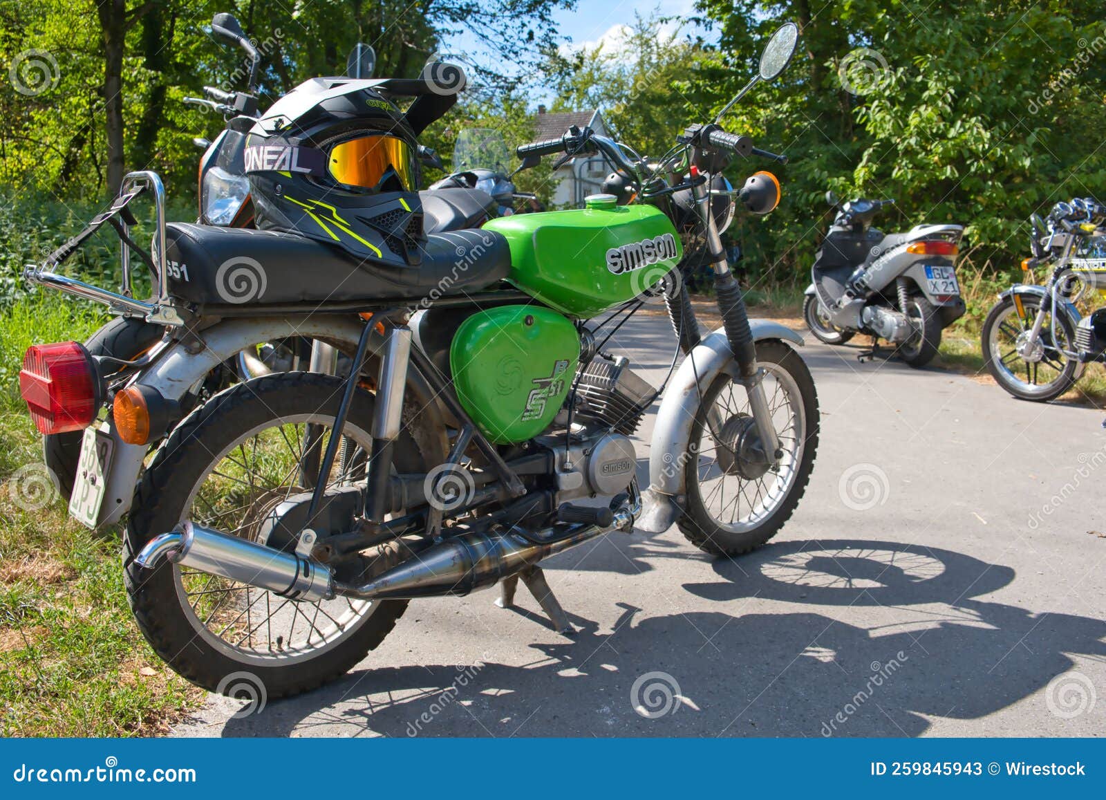 Simson Vintage Motorcycle, Simson SR 4 Star Editorial Photo ...