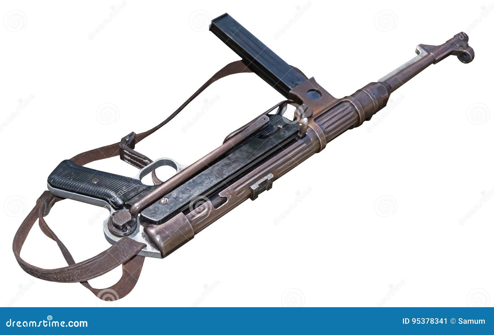 German Mp40 submachine gun stock image. Image of magazine - 95378341