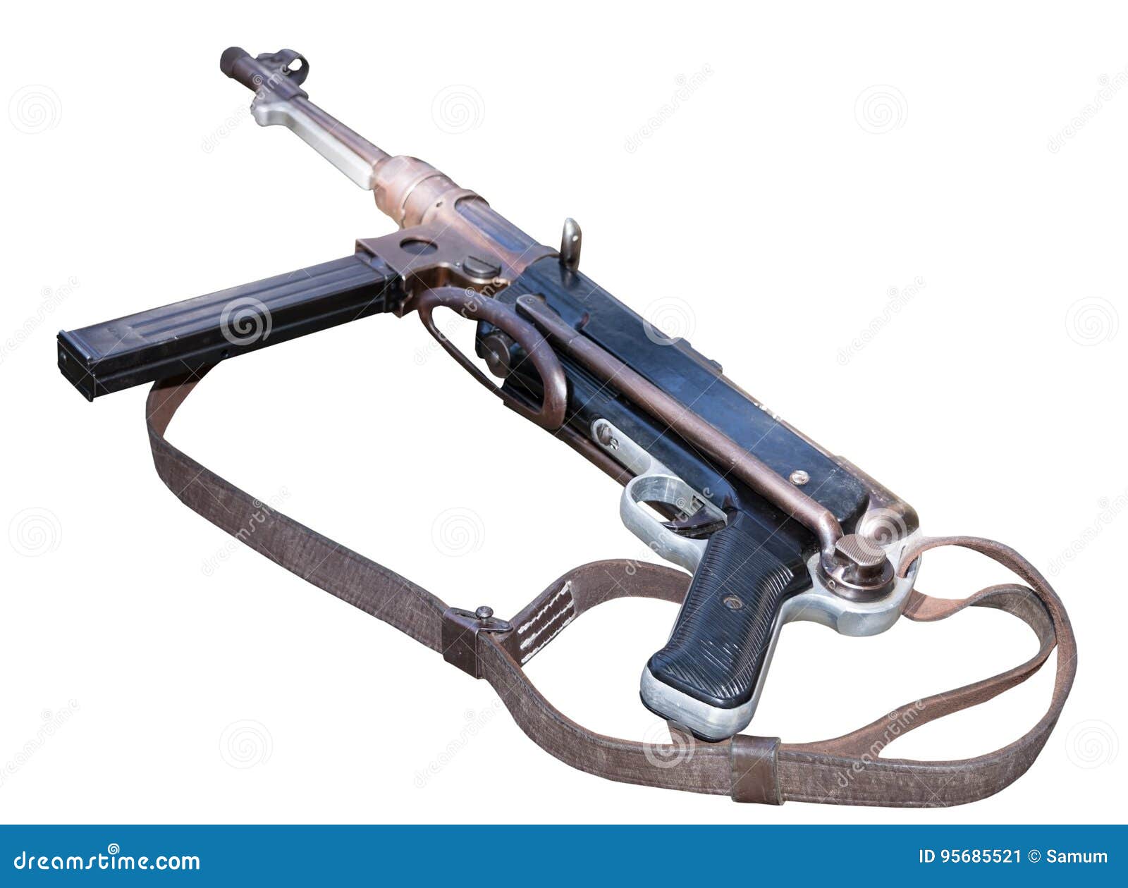 German Mp40 submachine gun stock image. Image of guns - 95685521